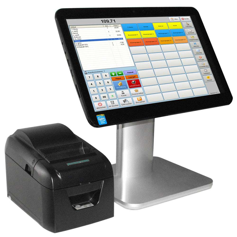 All-in-One Touchscreen Kassensystem Einzelhandel